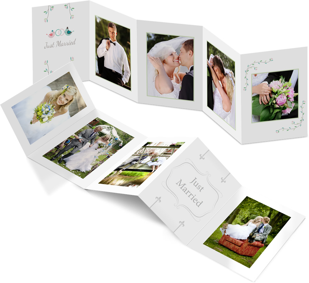 Custom Mini Leporello Photo Set Card | Saal Digital